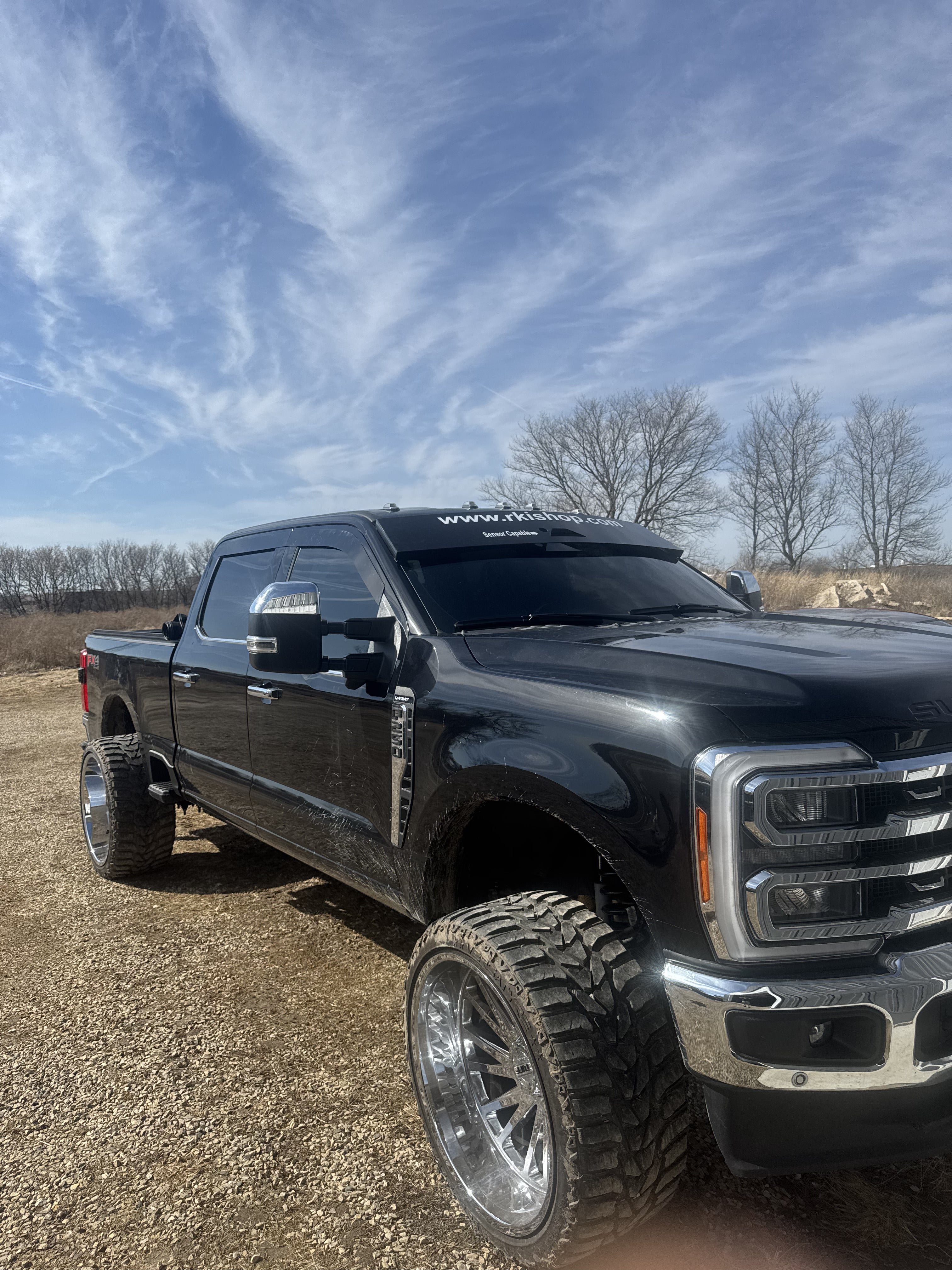 17-25 SUPERDUTY/ 15-25 F-150 Low Profile Rain Guards | RKINDUSTRIES