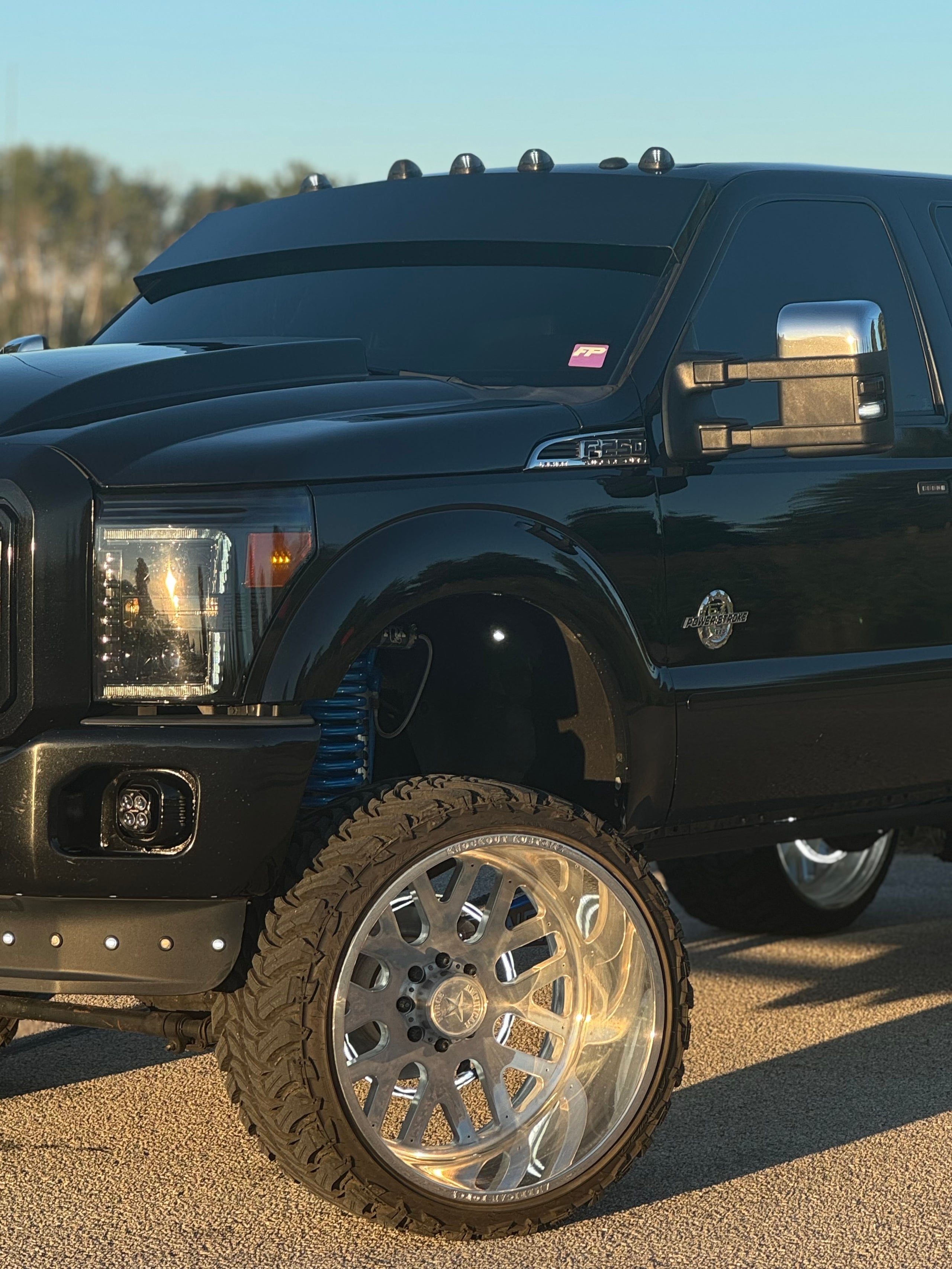 FORD 99 16 SUPERDUTY 11 inch Drop Visor RKINDUSTRIES